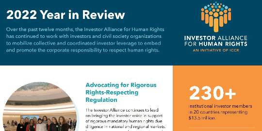 About The Investor Alliance For Human Rights Investor Alliance For